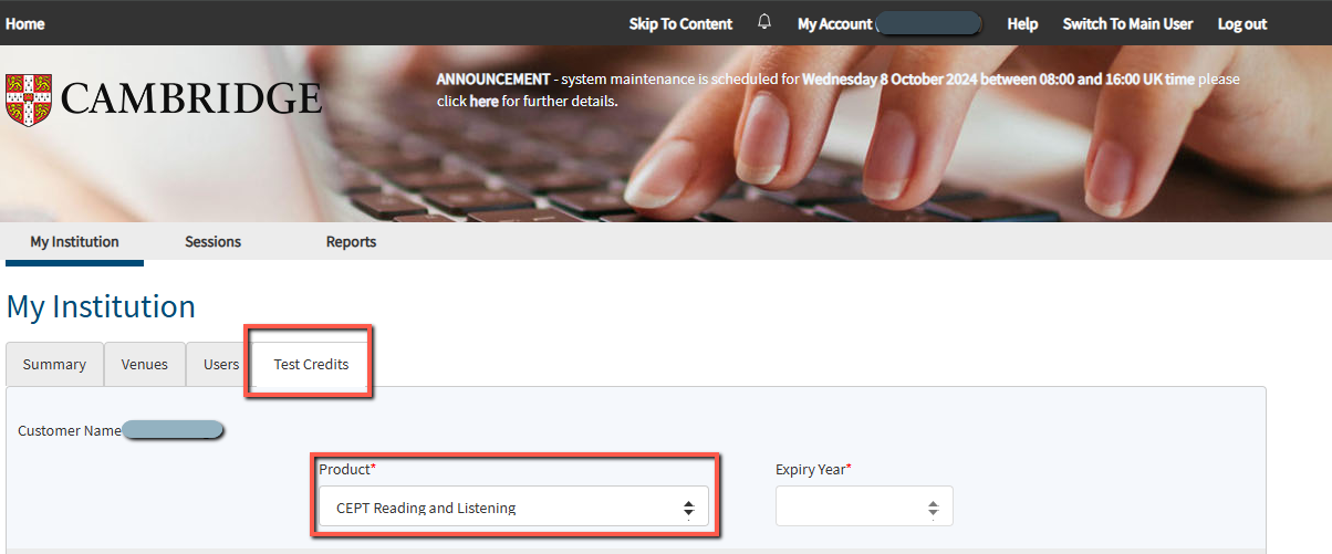 Cambridge English Placement Test (CEPT) - Viewing Test Credit ...