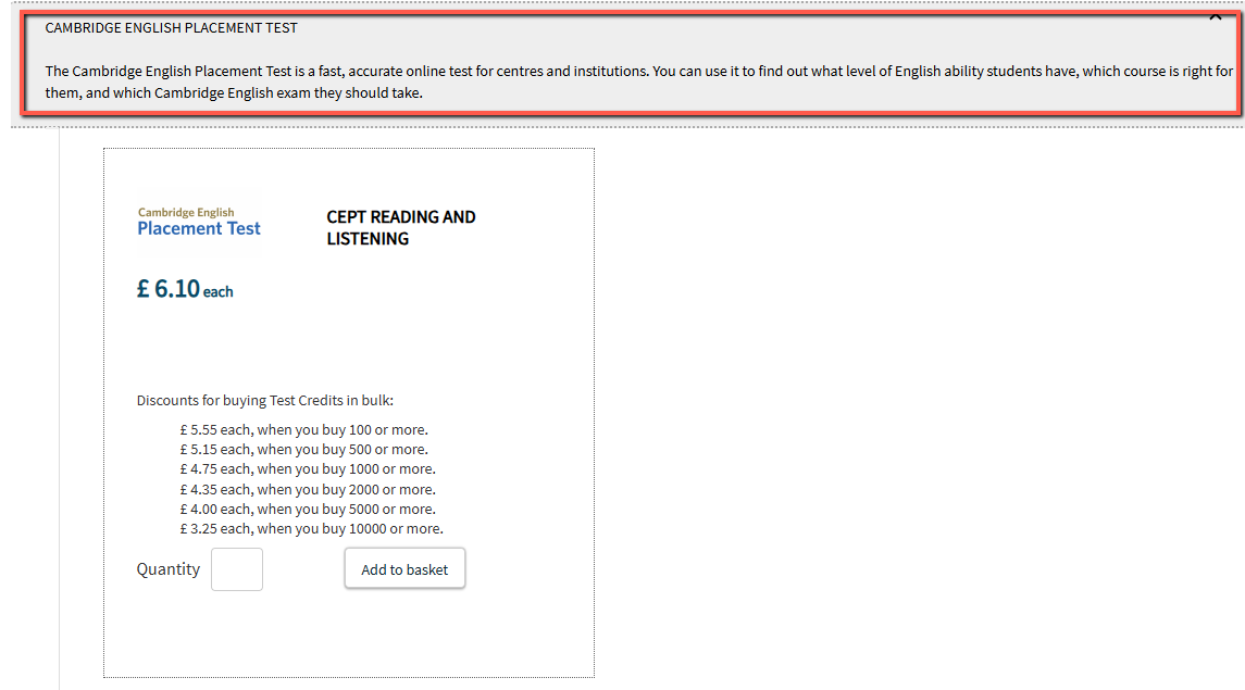 Cambridge English Placement Test (CEPT) - Compra de Tests y ...